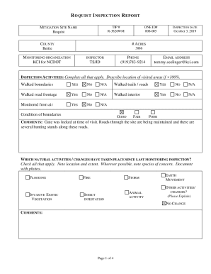Fillable Online Connect NCDOT - R-3826WM Roquist Inspection Form 2019 ...