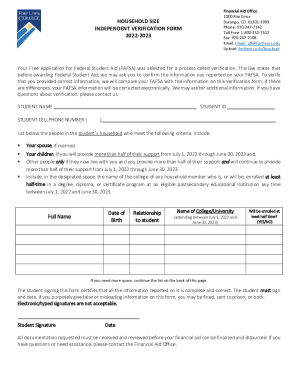 Fillable Online 22-23-Household-Size-Form-Independent.pdf Fax Email ...