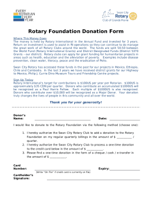Annual Fund and SHAREMy Rotary - Rotary International Doc Template ...