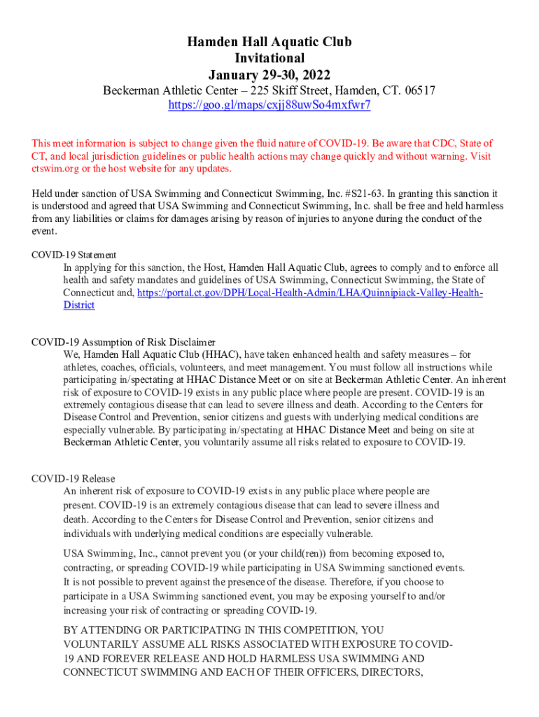 Fillable Online Hamden Hall Country Day SchoolBest Private School in ...