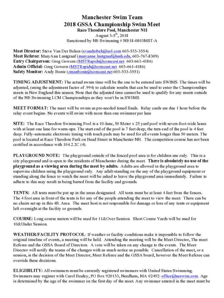 Fillable Online www.teamunify.comneygnseventformManchester Swim Team MST July Specialty Swim ...