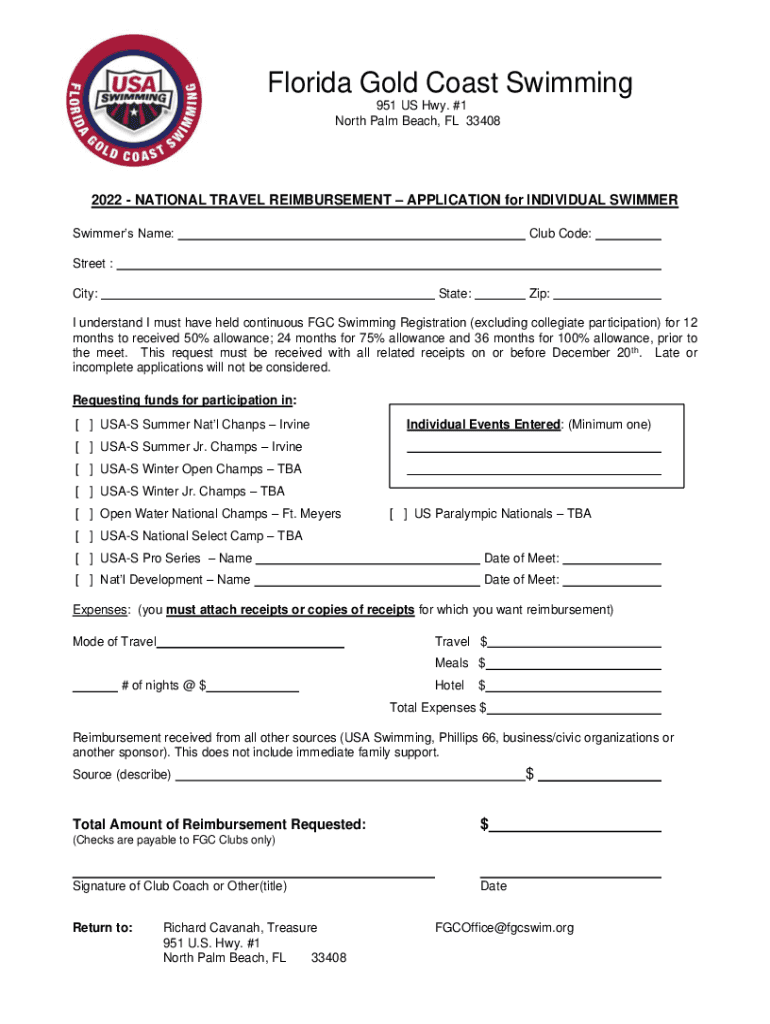 Fillable Online Proposal Request for Travel Funds - Athlete - TeamUnify ...