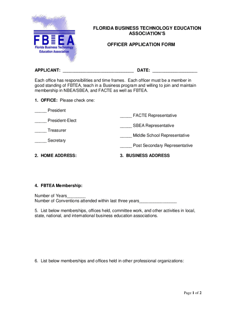 Fillable Online FACTECareer & Technical Education - fldoe.orgFlorida ...