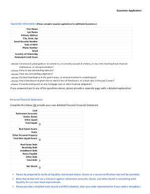 Fillable Online 3 Ways to Fill out a Guarantor Form - wikiHowGuarantor ...
