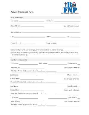Fillable Online Patient Registration Form - Indian Health Service Fax Email Print - pdfFiller