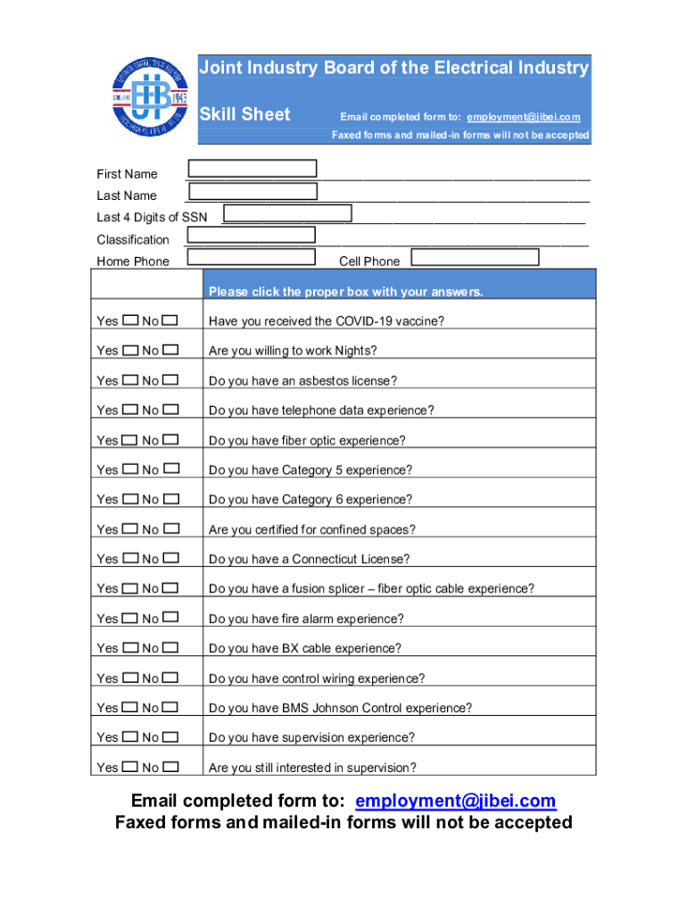 Fillable Online www.jibei.orgforms-and-documentsThe Joint Industry ...
