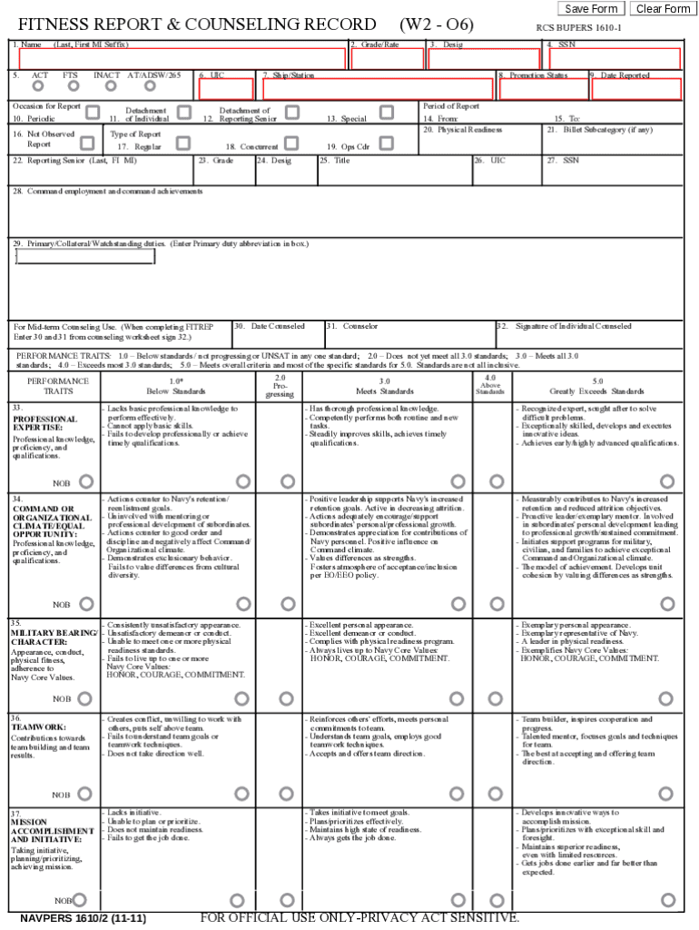 Fillable Online Evaluation & Counseling E7-E9. Evaluation & Counseling ...