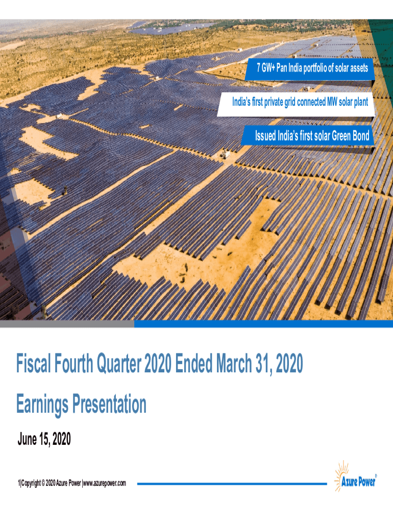 Fillable Online investors.azurepower.commediaIndias first private grid ...