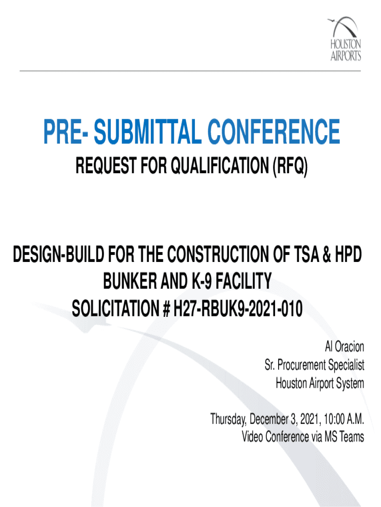 Fillable Online REQUEST FOR QUALIFICATION (RFQ) DESIGN-BUILD FOR THE ...