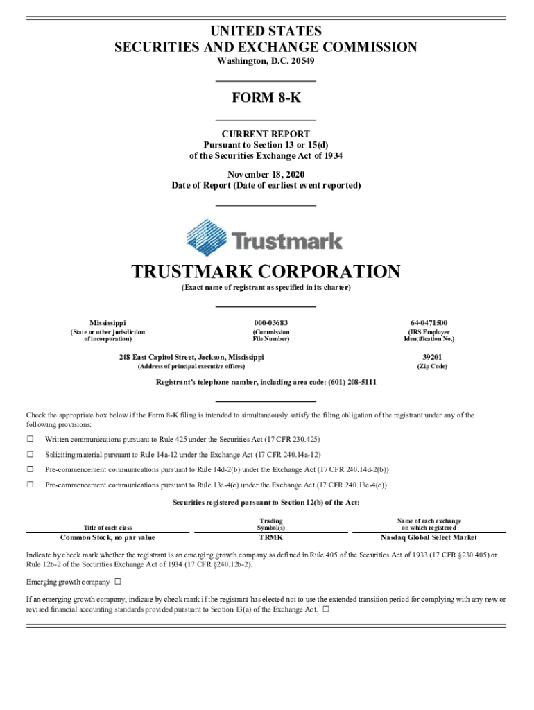 Fillable Online TRUSTMARK CORPORATION - cloudfront.net Fax Email Print ...