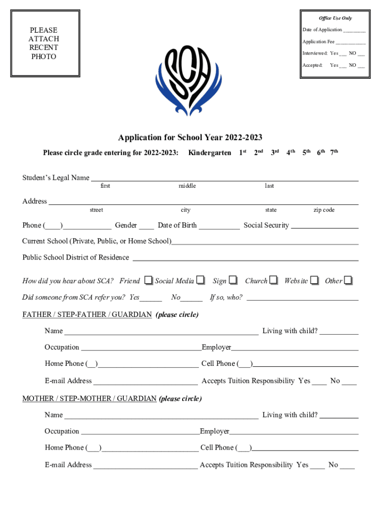 Fillable Online New Student Application.doc Fax Email Print - pdfFiller