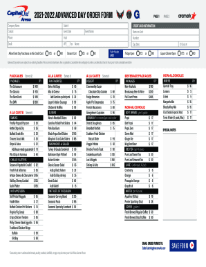 Fillable Online 2021-2022 ADVANCED DAY ORDER FORM - Amazon AWS Fax ...