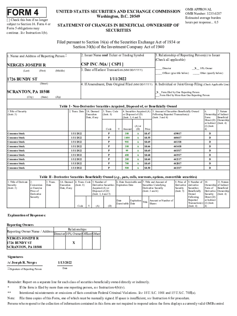 Fillable Online NERGES JOSEPH R Fax Email Print - pdfFiller
