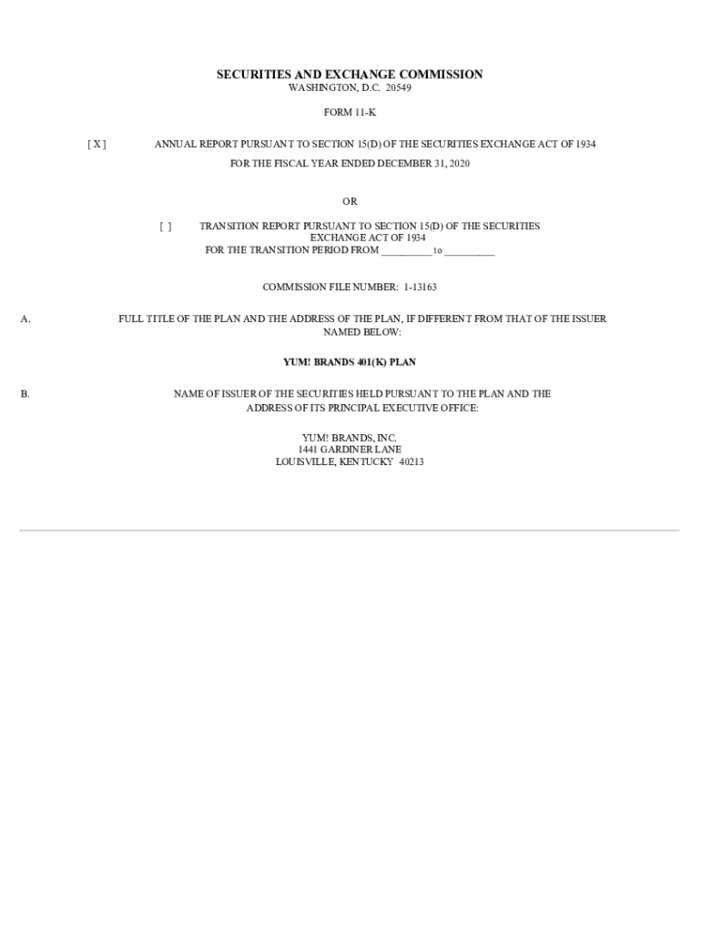 Fillable Online SECURITIES AND EXCHANGE COMMISSION WASHINGTON, DC ...