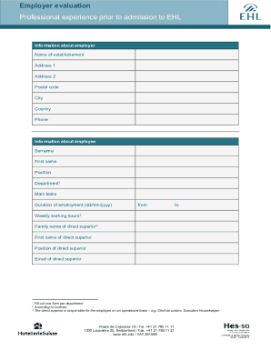 Fillable Online www.sampleforms.comsample-employer-evaluationFREE 10 ...