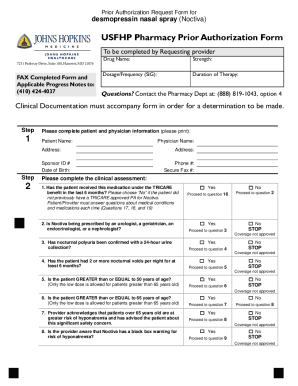 Fillable Online Clinical Pharmacy Prior Authorization, Notification and ...