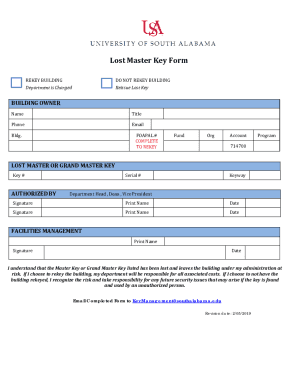 Fillable Online Key Request Form Fax Email Print - pdfFiller