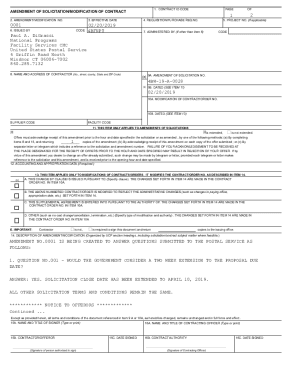 Fillable Online 1 2 0001 02/20/2019 National Programs Facility Services ...