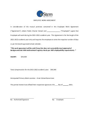 Fillable Online www.pandadoc.comseparation-agreement-templateEmployee ...