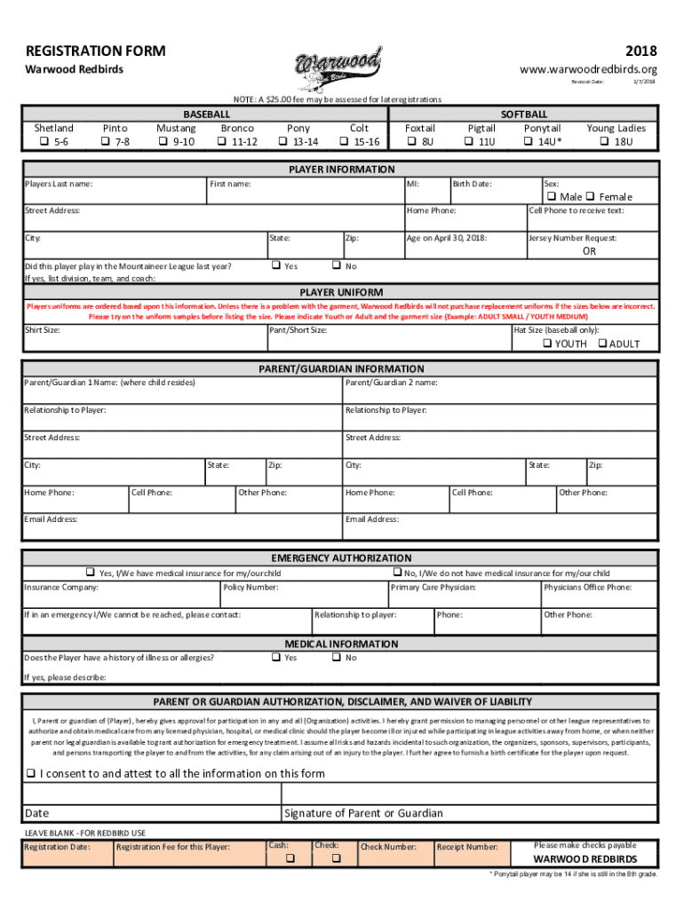 Fillable Online REGISTRATION FORM 2018 - Amazon S3 Fax Email Print - pdfFiller