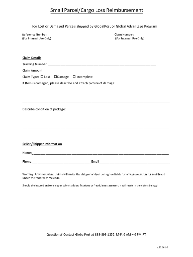 Fillable Online secure.la.stamps.comimgrntkbfilesSmall Parcel/Cargo ...