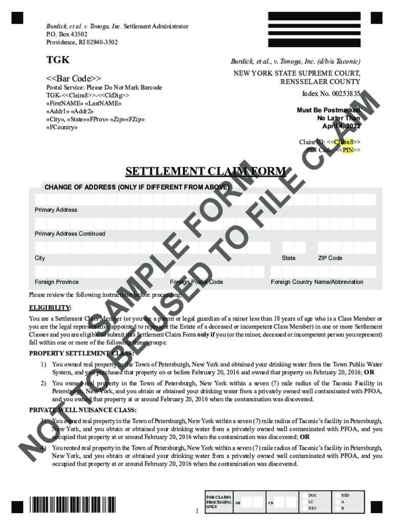 Fillable Online casetext.comcaseburdick-v-tonoga-inc-10Burdick v. Tonoga, Inc., 191 A.D.3d ...