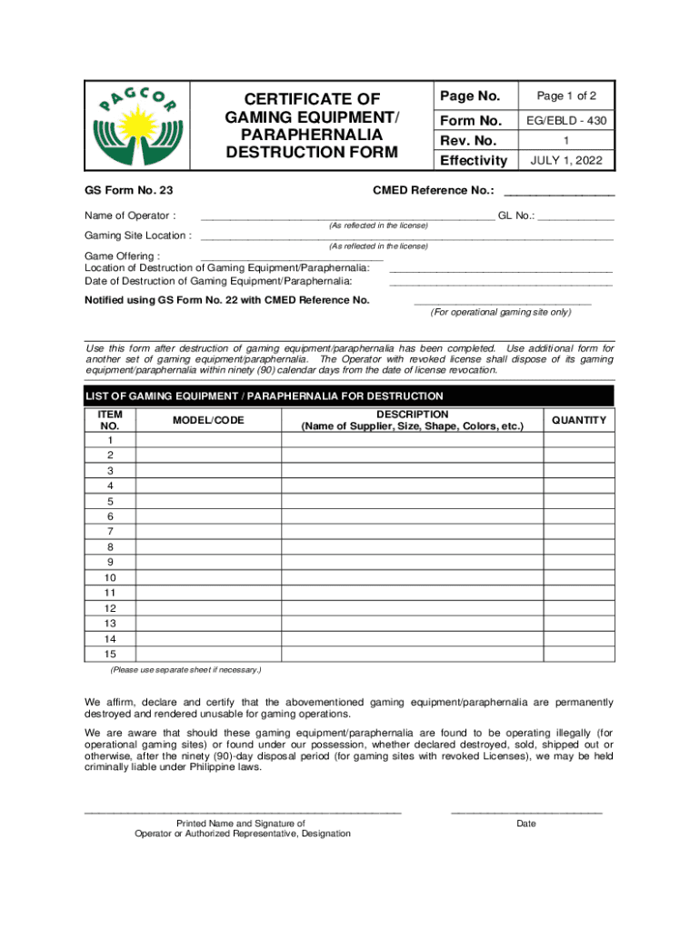 Fillable Online www.scribd.comdocument425069676GS Form No. 23 ...