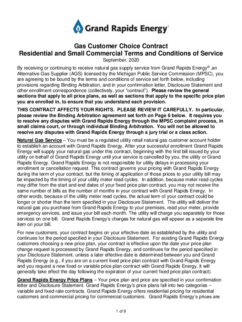 Fillable Online cocodoc.comform349275267-Gas-Customer-ChoiceGas ...