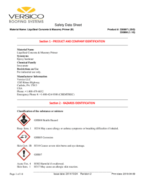 Fillable Online LIQUISEAL Liquid Flashing Concrete & Masonry Primer ...