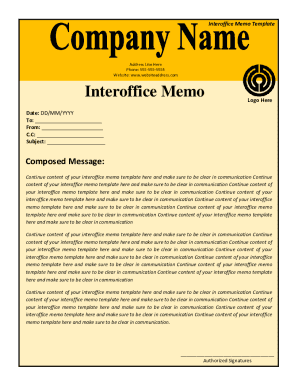 Fillable Online Interoffice Memo Template - ID:5dfd28a0583d7 - XDOCS ...