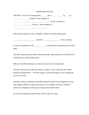 Fillable Online TR-312 Bill of Sale Rev. 12-21 - Kansas Department of ...
