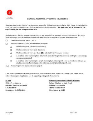 Fillable Online Letter Requesting Financial Assistance for Education ...