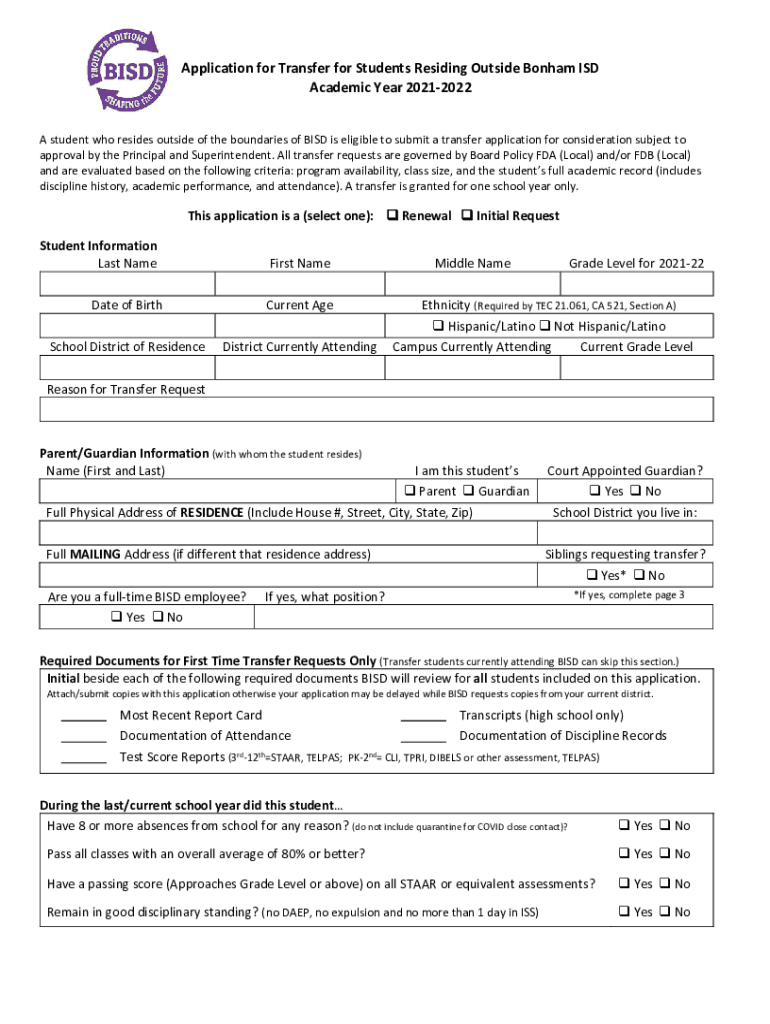 Fillable Online transfer form Fax Email Print - pdfFiller