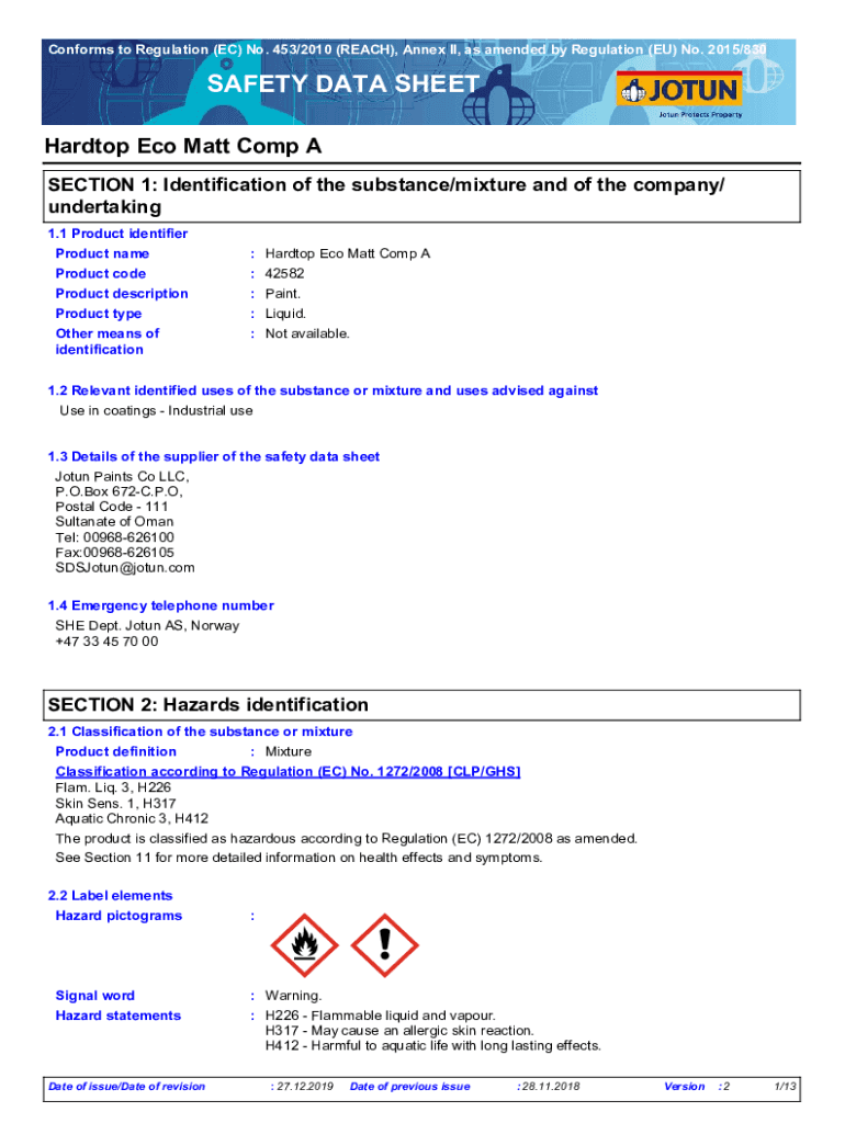 Fillable Online SAFETY DATA SHEET - NET Fax Email Print - pdfFiller