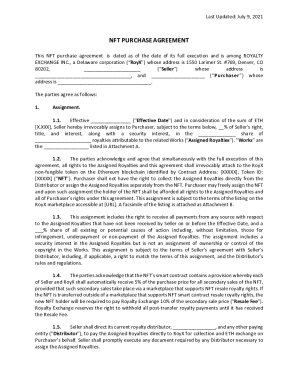 Fillable Online Free Business Purchase Agreement (BPA) Template ...