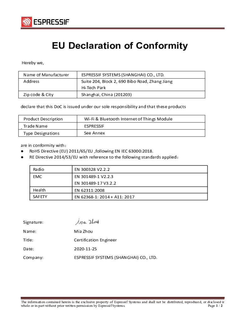 Fillable Online ec.europa.eudocsroomdocumentsEU Declaration of ...