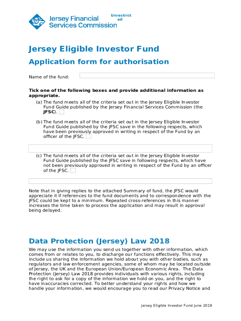 F-Jersey-eligible-investor-fund-application- Doc Template | pdfFiller