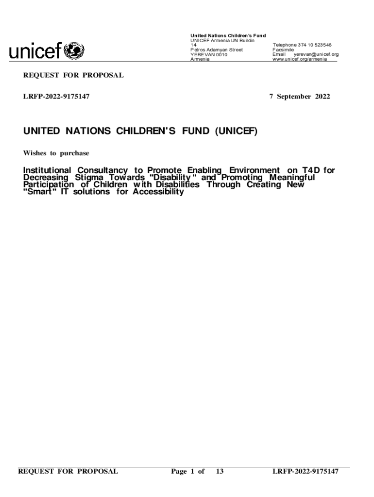 Fillable Online armenia.un.org en 194734-unicef-armeniaUNICEF Armenia ...