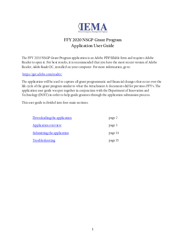 Fillable Online www2 illinois www.fema.govgrantspreparednessNonprofit ...