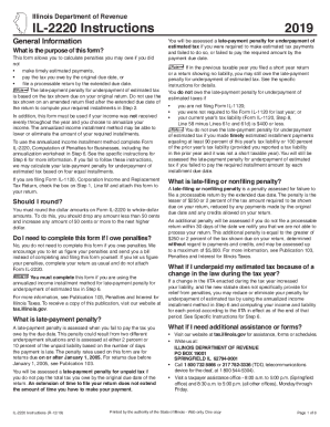 Fillable Online www2 illinois Instructions for Form 2220 (2020)Internal ...