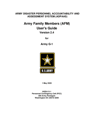 Fillable Online www.army.milarticle227591Army Disaster Personnel ...