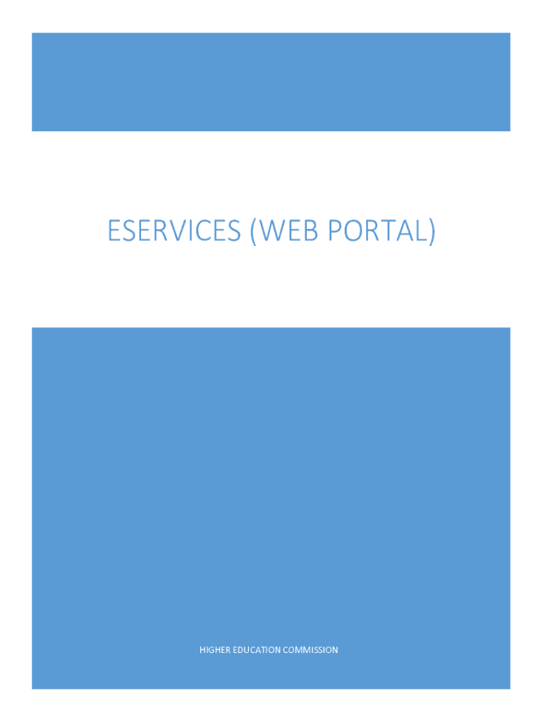 Fillable Online eservices.hec.gov.pkHEC - E Services Portal - Higher ...