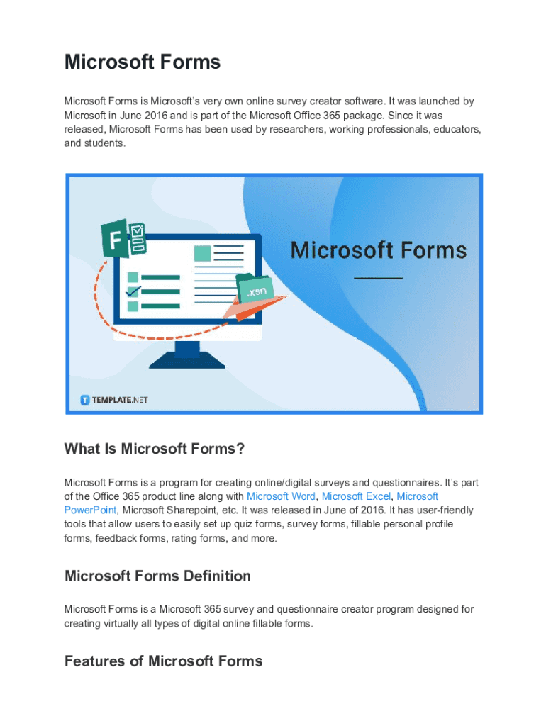 Fillable Online www.template.netofficemicrosoft-formsMicrosoft Forms ...