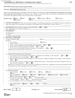 Fillable Online commercial property information sheet - LoopNet.com Fax ...