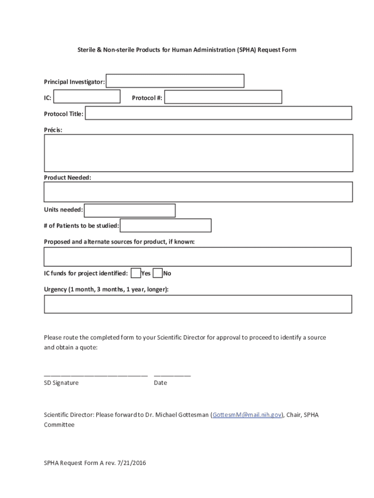 Fillable Online clinicalcenter nih NIH Clinical Center Sterile & Non ...