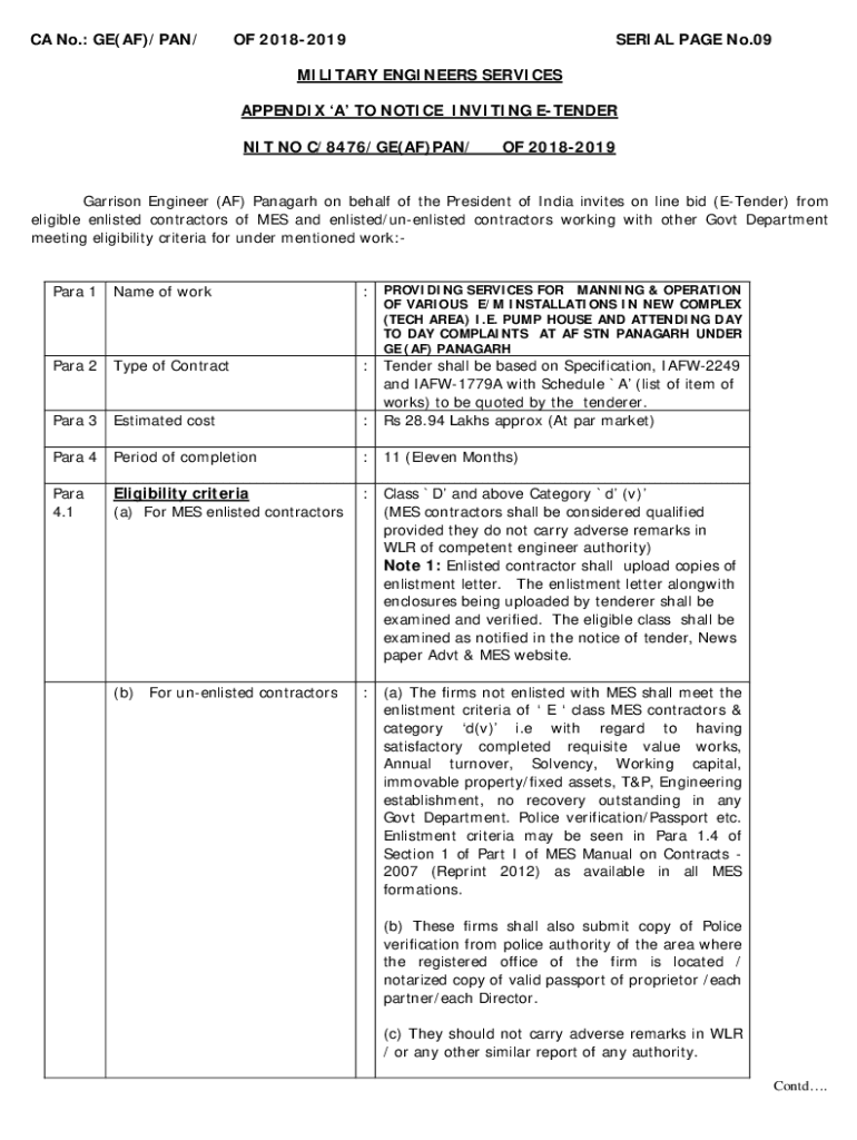 Fillable Online CA No.: GE(AF)/PAN/ OF 2018-2019 - AWS Fax Email Print ...