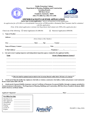 Fillable Online dhbc ky BOILER AND PRESSURE VESSEL CONTRACTOR LICENSE ...