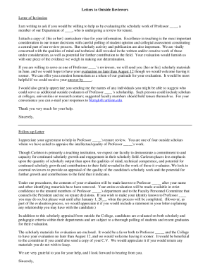 Fillable Online Sample External Reviewers Solicitation Letters (APP 3 ...