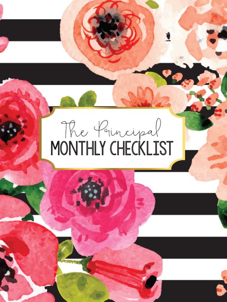 Fillable Online www.esc11.netcmslib3Title I, Part A Principals Monthly ...