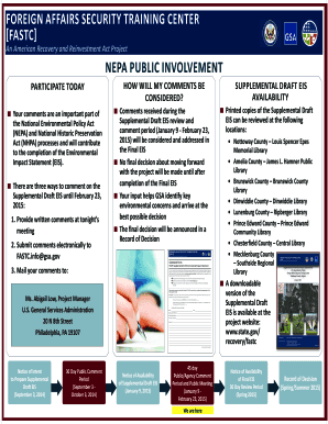 Fillable Online NEPA Public Involvement Posters - 20092017 State.gov ...